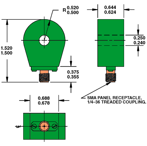 Pearson_Standard Current Monitor (貫穿孔徑 Ø 0.25" / 0.5" / 1") | 擎罡實業