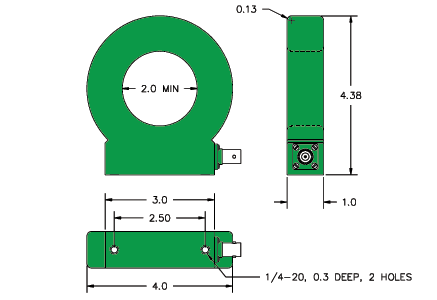 Pearson_Standard Current Monitor (貫穿孔徑 Ø 2") | 擎罡實業